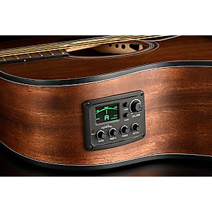 Walden D550CE W/Gig Bag Natura Solid Spruce Top Dreadnought Acoustic Cutaway-Electric Guitar - Open Pore Satin Natural