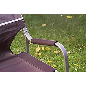 Coleman Camp Chair with Side Table | Folding Beach Chair & Camp Chair with 4-Can Cooler | Folding Beach Chair with Built in Drinks Cooler