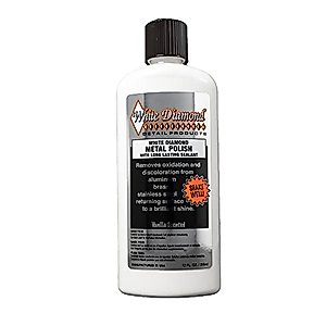 Schultz Laboratories Metal Polish with Long Lasting Sealant, 12 fl oz is a Cleaner, Polisher and protectant All in one. Removes Oxidation and Discoloration from Aluminum, Brass, Chrome and More