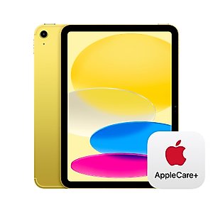 Apple iPad (10th Generation) Wi-Fi + Cellular 256GB - Yellow with AppleCare+ (2 Years)
