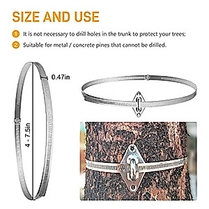 52Pcs Sun Shade Sail Hardware Kit, with 304 Anti-Rust Stainless Steel Rope,Heavy Duty Anti-Rust Square/Rectangle Shade Sail Installation for Garden Lawn Patio