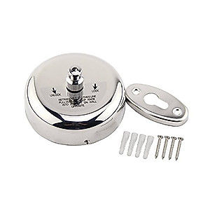 Retractable Clothesline,Stainless Steel Clothing Line Dryer Wall Mounted for Shower Room Bathroom Laundry (Black) (Sliver)