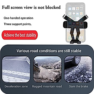 CHEAYAR Car Phone Holder ,Car Phone Mount Tacoma , for All Mobile Phones,Phone Mount Dash Clip, Compatible with Tacoma 2015 2016 2017 2018 2019 2020 2021 2022 2023