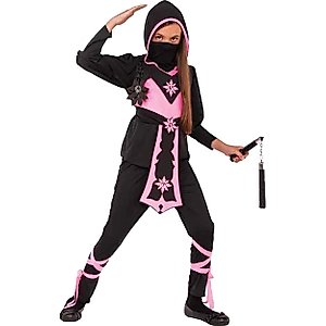 Rubies Child's Pink Crystal Ninja Costume, Large for Themed Parties and Halloween