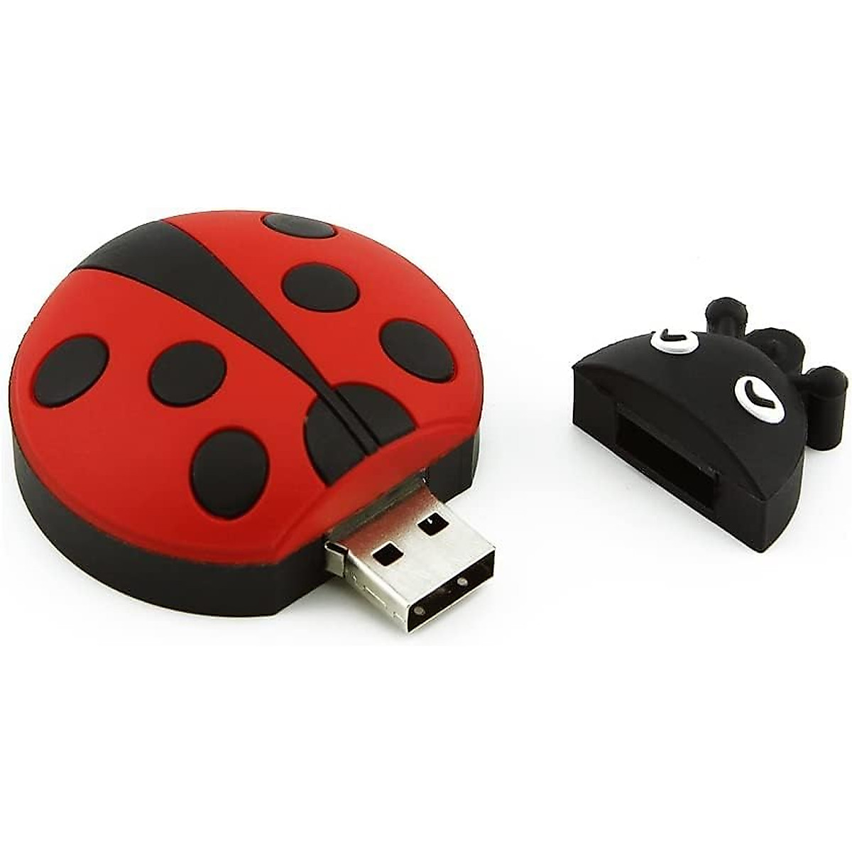 64GB USB 2.0 Flash Drive Cute Animal Ladybug Shape Pen Drive Memory Stick Thumb Drive Jump Drive Flashdrive Pendrive