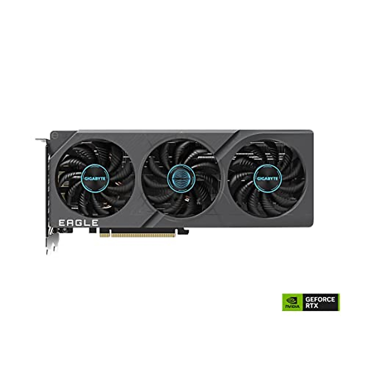 Gigabyte GV-N406TEAGLE-8GD GeForce RTX 4060 Ti Eagle 8G Graphics Card, 3X WINDFORCE Fans, 8GB 128-bit GDDR6, Video Card