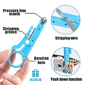 SHALL Crimper Tool, 1800-Piece Wire Ferrule Kit with Wire Stripper, Self-Adjustable Ratchet Wire Crimper Kit for Electricians, for AWG 28-7 (0.08-10mm²) Electrical Wire Connectors, Carry Bag Included