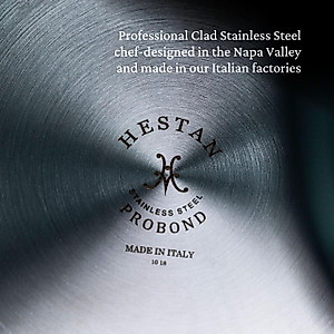 Hestan - ProBond Collection - Professional Clad Stainless Steel Sauce Pan, Induction Cooktop Compatible, 3 Quart
