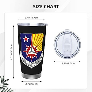 JIESAJ Civil Air Patrol Insulated Tumbler 20oz Car Cup For Mans Woman'S Insulated Tumbler