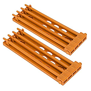 2Pcs Pigeons Foot Ring Holder, Plastic Pigeon Leg Ring Holder Bands Rack Frame for Parrots Racing Pigeon Carrier Pigeon