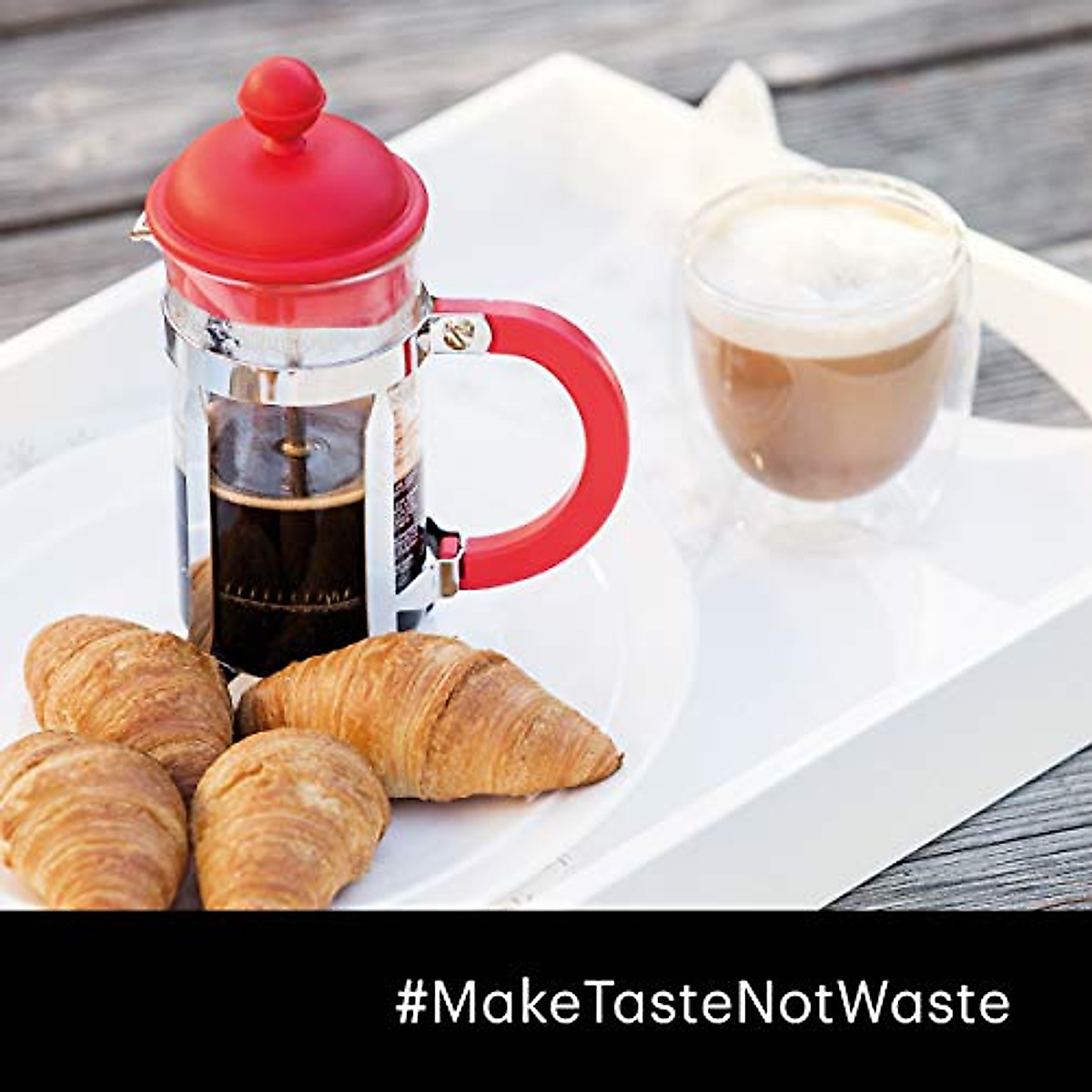 BODUM Caffettiera 3 Cup French Press Coffee Maker, White, 0.35 l, 12 oz