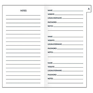 The LANG Companies Hugo Hege Password Journal (1014106)