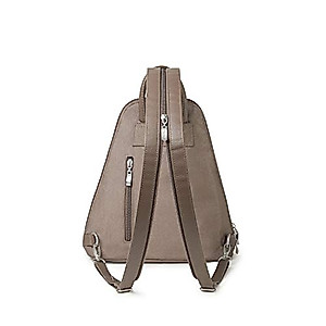 Baggallini Womens Metro Backpack With Rfid Phone Wristlet Handbags, Portobello Shimmer, One Size US
