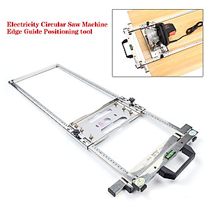 Edge Guide Positioning Cutting Board Tool Electricity Circular Saw Trimmer Machine Stainless Steel Edge Guide Positioning Cutting Board Multi-function Electricity Circular Saw Trimmer Machine