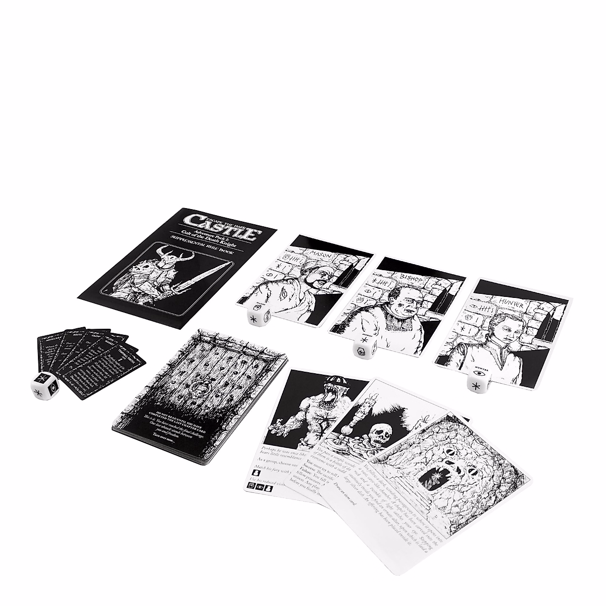 Themeborne Escape The Dark Castle Board Game Cult of The Death Knight Adventure Pack 1 - New Challenges Await! Cooperative Strategy Game for Adults, Ages 14+, 1-4 Players, 45 Minute Playtime, Made