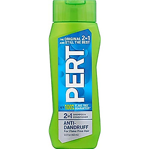 Pert Anti-Dandruff 2 in 1 Shampoo and Conditioner - Advanced Shampoo Conditioner with 2 Percent Salicylic Acid - Dandruff Shampoo with Zinc - 13.5 oz