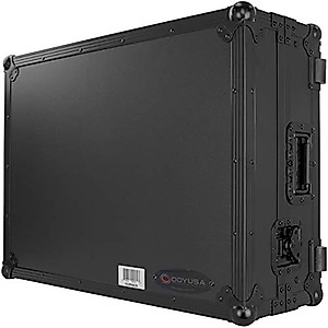 Odyssey Cases Denon Prime 2 Glide StyleTM Black Flight Case with 1U Rack Space.