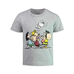 Peanuts Snoopy Charlie Brown Woodstock Toddler Boys T-Shirts 4 Pack 5T