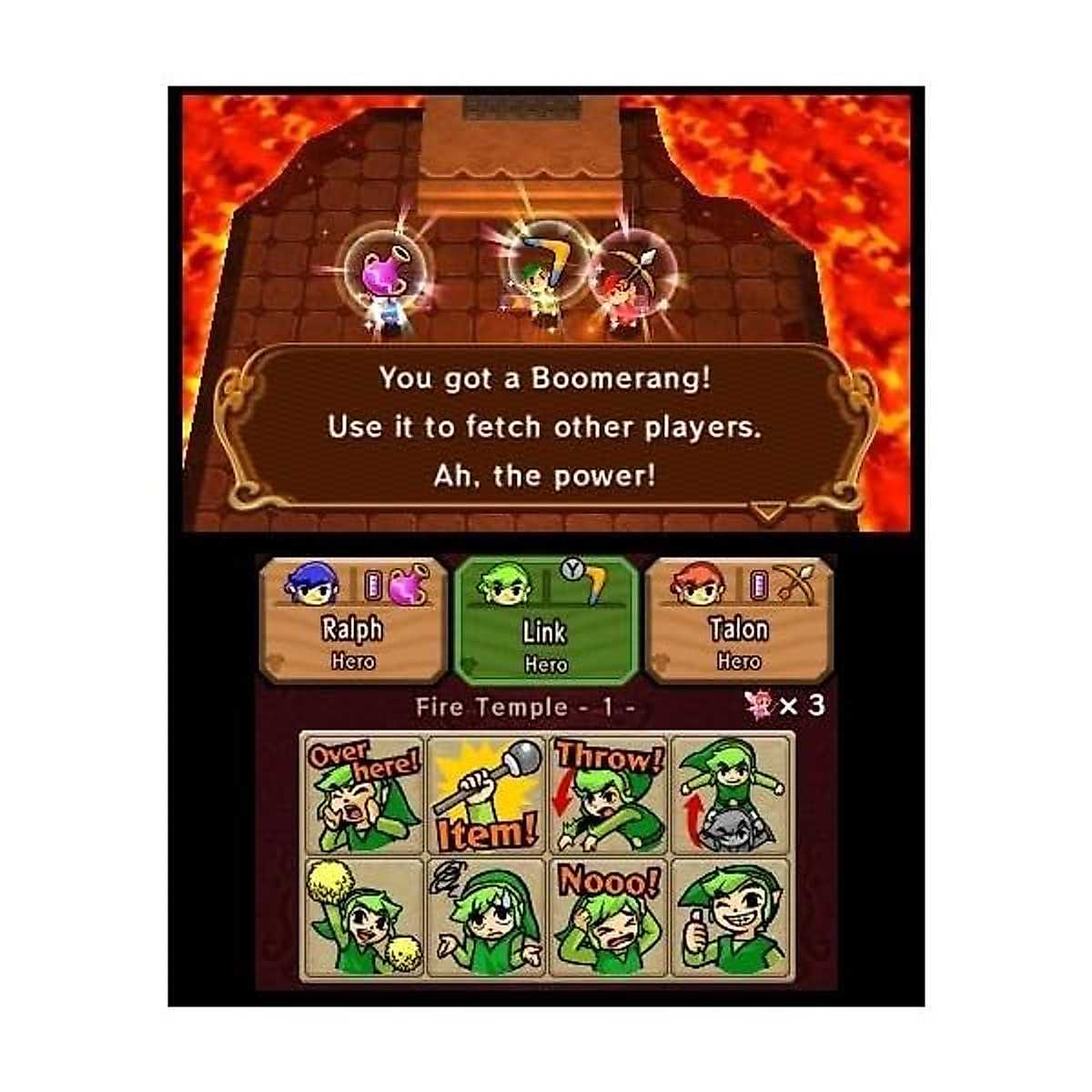 The Legend of Zelda Tri Force Heroes (Nintendo 3DS)