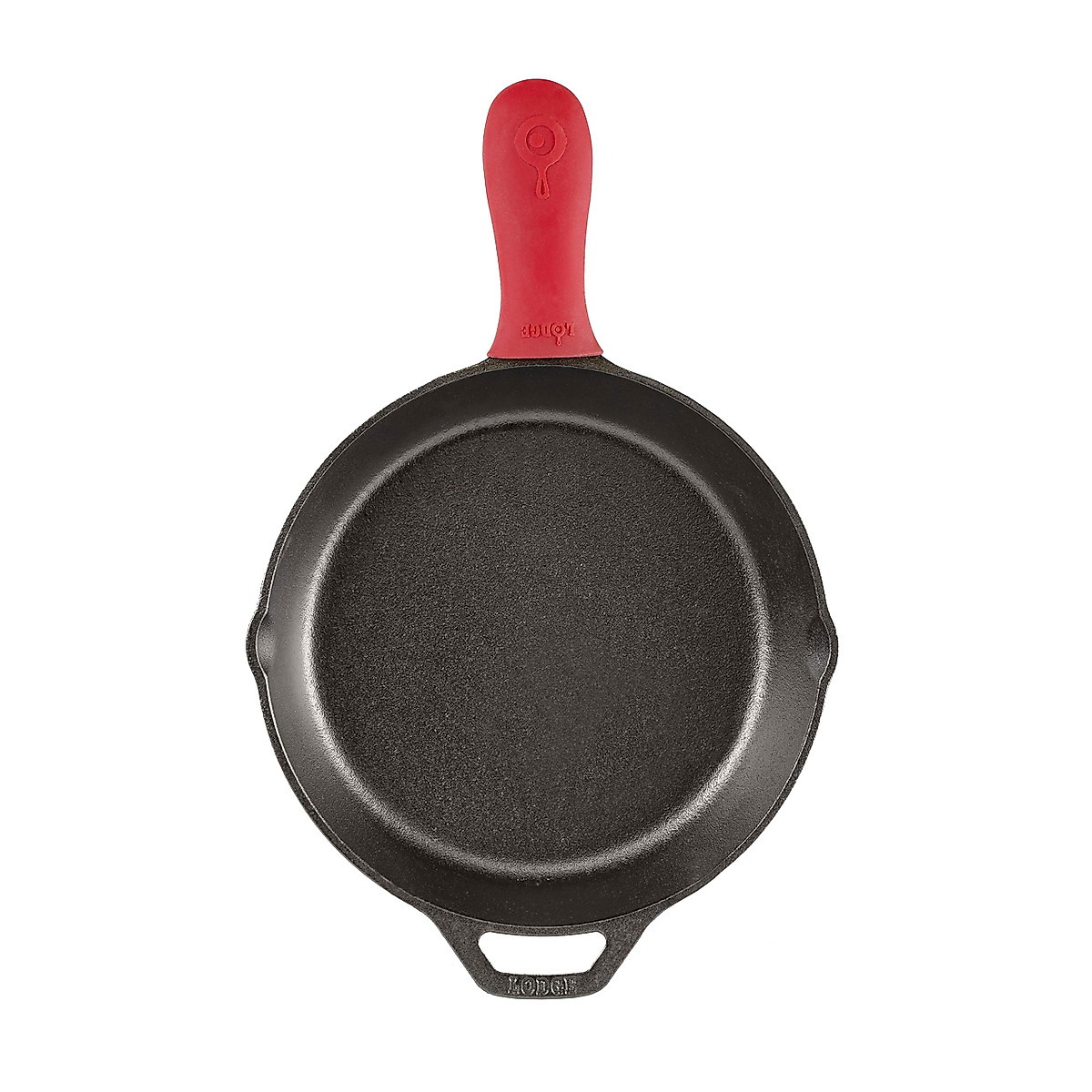 Lodge Cast Iron Skillet with Handle Holder and Pan Scrapers, 10.25-Inch