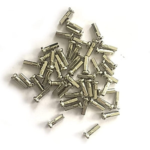 GIORIS 261mm Bicycle Spokes 20pcs/lot J Bend Flat Bike Spokes 2mm Steel Wheel Spokes 14G Elbow Flat Bike Wheel Spokes with Nipples for Mountain Bike Road Bike