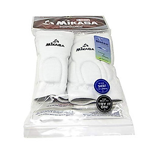 Mikasa 830JR Competition Antimicrobial Kneepad, White