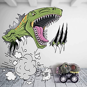 Dinosaur Toys for 3-7 Year Old Kids, Pull Back Dinosaur Cars for Kids, 4 Pack Set Car Toys, Gift Toys Dino Cars