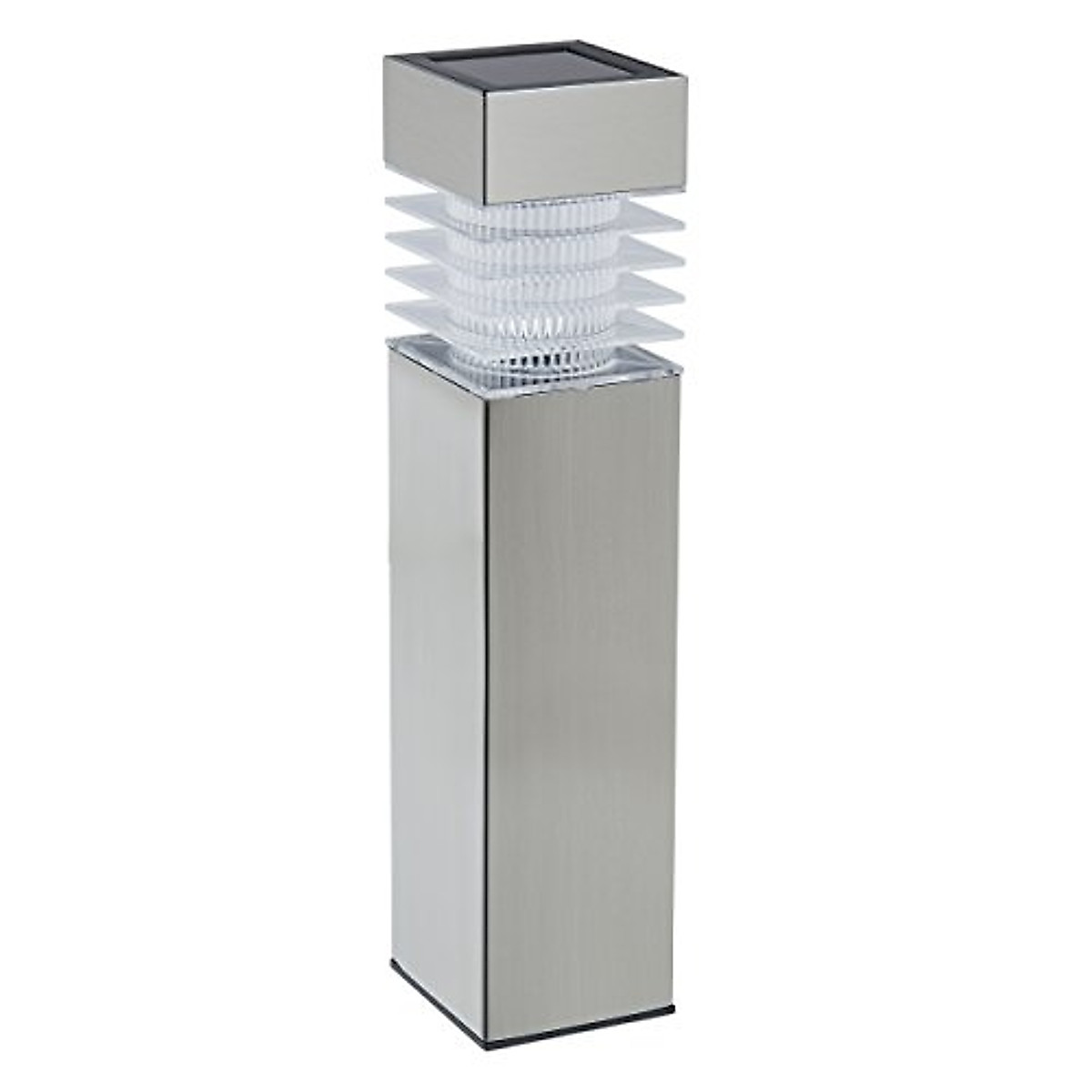 Morvat LED Solar Path Lights, Solar Walkway Lights Pathway Lights Solar Powered Solar Pathway Lights Yard Lights Outdoor Solar Powered Stainless Steel & Durable Plastic Waterproof, White Light, 8 Pack