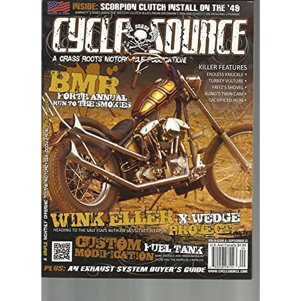 CYCLE SOURCE, SEPTEMBER, 2012 (AN EXHAUST SYSTEM BUYER'S GUIDE)