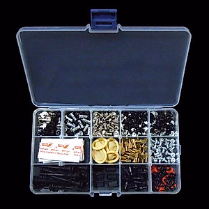 262pcs Plastic Fastener Motherboard Fan Anti-Static Finger Sleeve for Computer Screw SCRW-027523