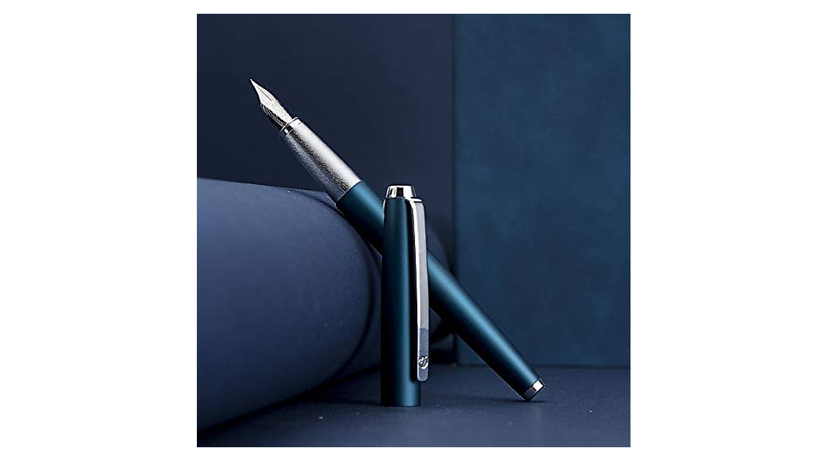 HongDian Dark Blue Fountain Pen - Elegant Writing Tool