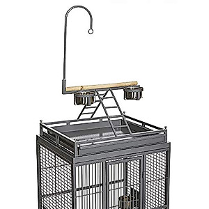 MidWest Homes for Pets Nina Bird Cage-Platinum Play Top