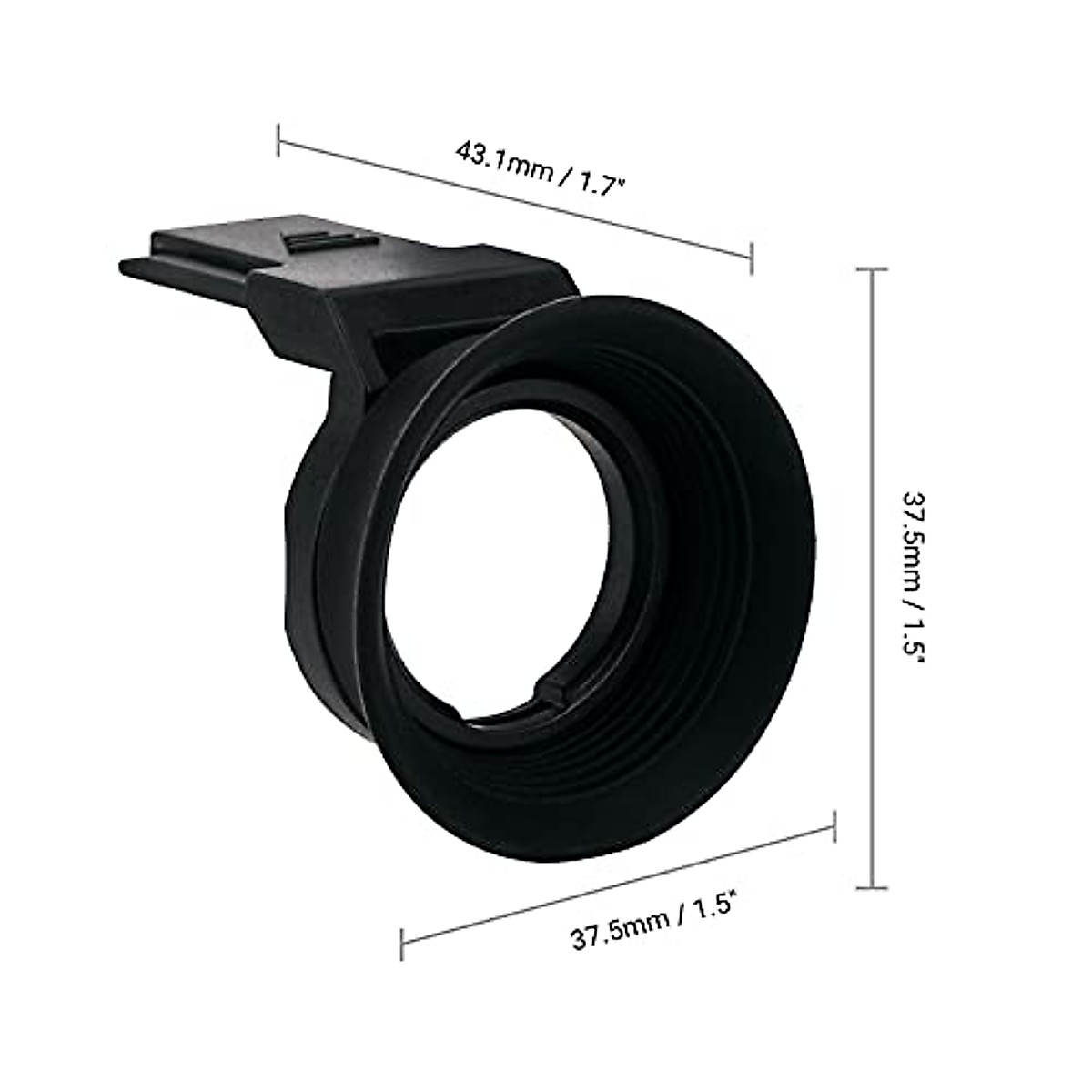 Soft Silicon Camera Viewfinder Eyecup Eyeshade for Fuji Fujifilm X-S20 X-S10 XS10 X-T200 XT200 Eyepiece Eye Cup Protector