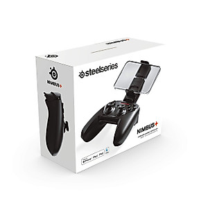 SteelSeries Nimbus+ Bluetooth Mobile Gaming Controller with iPhone Mount - 50+ Hour Battery Life - Made for iOS, iPadOS, tvOS (Renewed)