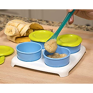 Nuby Garden Fresh 4pk Fresh Food Pods in Tray (Colors May Vary)