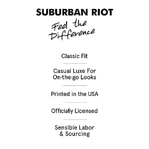 Suburban Riot The Ohio State University Official Buckeyes Loose Women's Tri-Blend Short Sleeve T-Shirt, Athletic Heather (Medium)