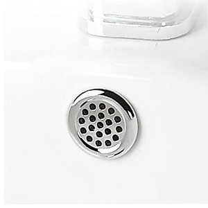 Ruluti 5 Pcs Sink Overflow Ring Basin Trim Bath Sink Hole Round Overflow Drain Cap Cover Hole Spares for Kitchen Bathroom