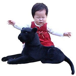 JESONN Lifelike Stuffed Animals Toys Panther Plush (18.9 Inches)