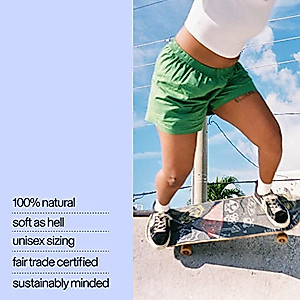 ODDO BODY 100% Organic Pima Cotton Underwear Woven Boxer (Juniper, S)