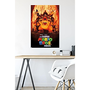 Trends International The Super Mario Bros. Movie - Bowser's World Key Art Wall Poster