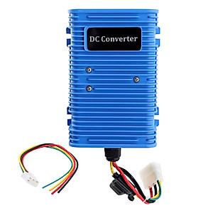 Roykaw Golf Cart Voltage Reducer Regulator Converter 36/48V to 12V Compatible with E-Z-GO Club Car Yamaha (30A/350W)