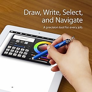 BoxWave Stylus Pen Compatible with CYBEX R Series Total Body ARC Trainer - EverTouch Capacitive Stylus, Fiber Tip Capacitive Stylus Pen for CYBEX R Series Total Body ARC Trainer - Jet Black