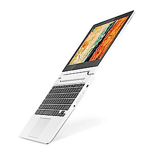 Lenovo Chromebook C330 2-in-1 Convertible Laptop, 11.6" HD Display, MediaTek MT8173C, 4GB RAM, 64GB Storage, Chrome OS, Blizzard White