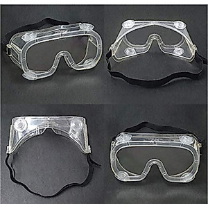 XII WY Anti-fog Protective lab Safety Goggles Anti Scratch Eye Safety Over Glasses Construction Work Goggles