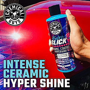 Chemical Guys WAC22916 HydroSlick Intense Gloss Sio2 Ceramic Coating Hyperwax, Hyper Gloss Shine, Safe for Cars, Trucks, SUVs, Motorcycles, RVs & More, 16 fl oz