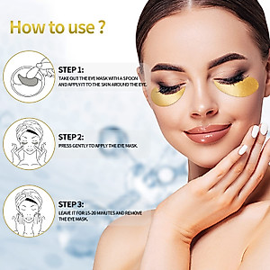 WANG BAO Under Eye Patches -120 PCS (60 Pairs) - Eye Mask Amino Acid & Collagen for Face Care - Eye Gel Treatment Masks for Dark Circles and Puffiness - Reduce Wrinkles and Fine Lines Undereye