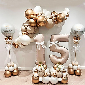Balloon Columns Set of 2 Adjustable Metal 6.8 Feet Balloon Stands for Floor,Balloon Column Stand for Baby Shower Birthday Graduation Wedding Christmas Party