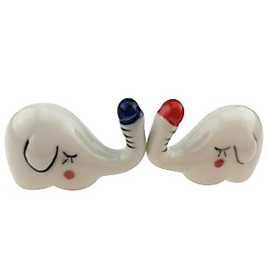 Set of 15 Handmade Ceramic Animal Pattern Chopstick Rest Stand Panda Cat Elephant Rabbit For Knife Fork Spoon Chopstick Tableware Kids Toy Ornament Decoration