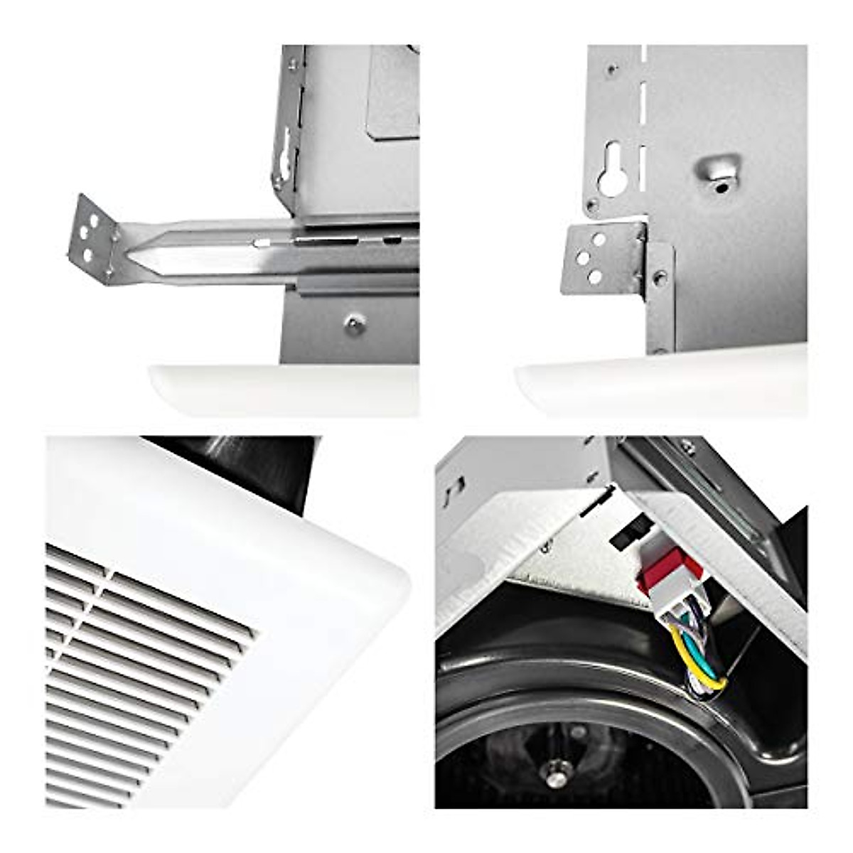 QuFresh Ultra Quiet Bathroom Ventilation Fan (80 CFM Quiet Operation)