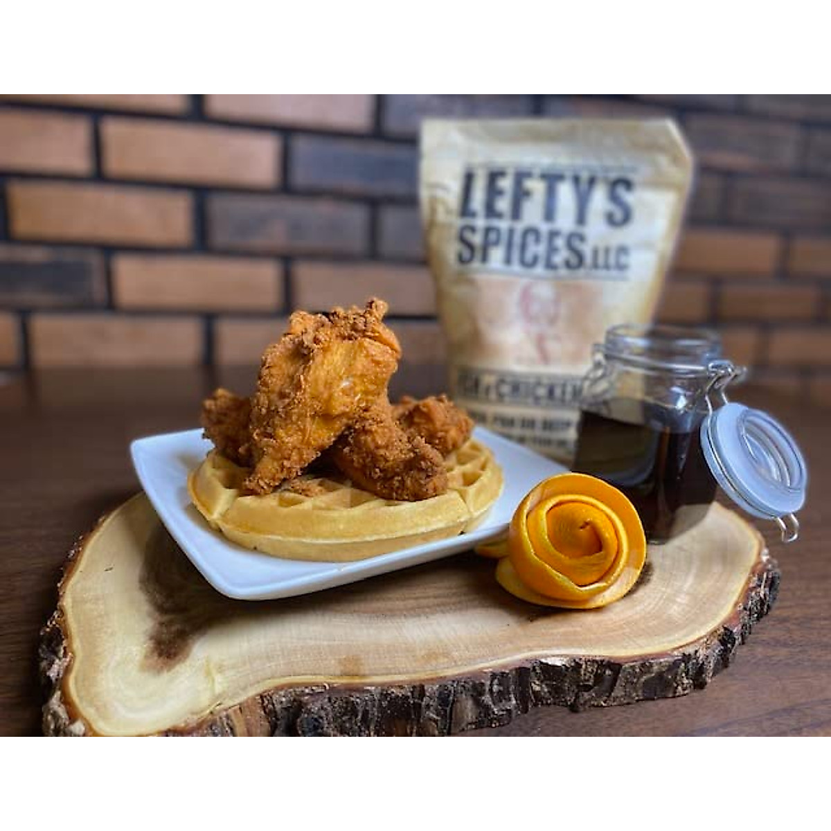 Lefty's Original Fish N' Chicken Mix | Air Fry and Oven Baked Seasoned Coating Mix for Fish, Chicken, Pork Chops, Shrimp and Vegetables | 16 oz.